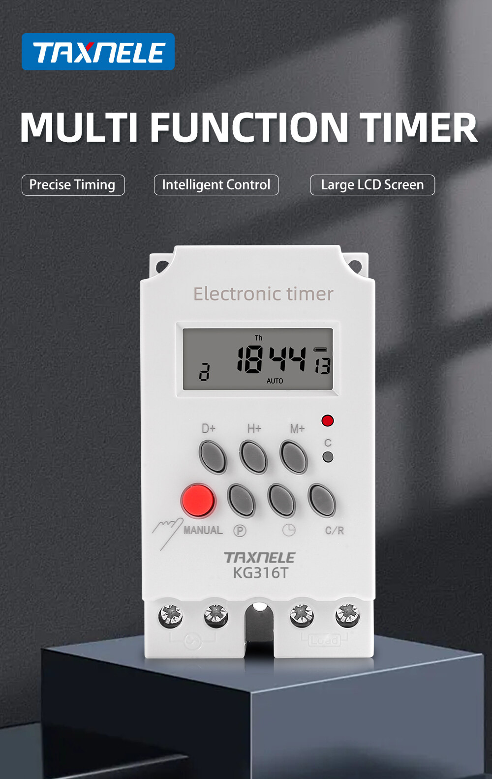 KG316T-II Timer Switch AC220V 25A Din Rail Digital Programmable ...