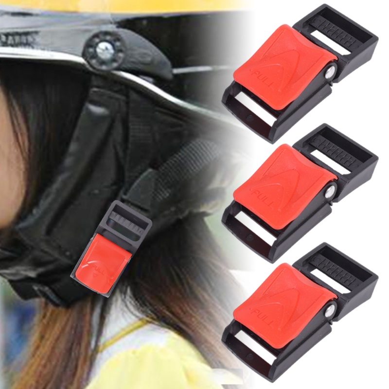 Electric Motorcycle Helmet Plastic Clip / Bike Helmet Chin Strap Pull ...