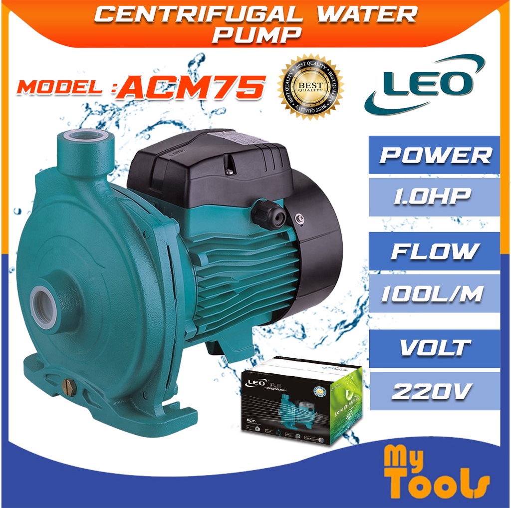 Mytools LEO-ACM75-CENTRIFUGAL PUMP (750W/100LMIN/25MM) | Shopee Malaysia