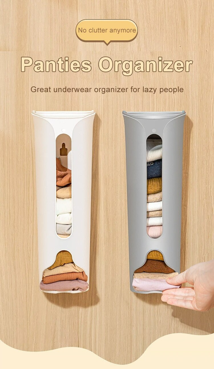 Socks Panties Ties Finishing Box with Cover / Bathroom Wardrobe Door ...