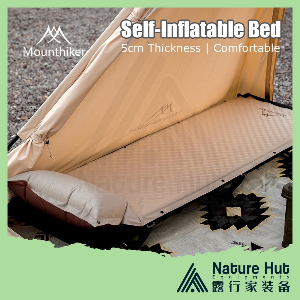 Mountainhiker Self-Inflating Mattress Camping Bed 5CM Memory Foam ...