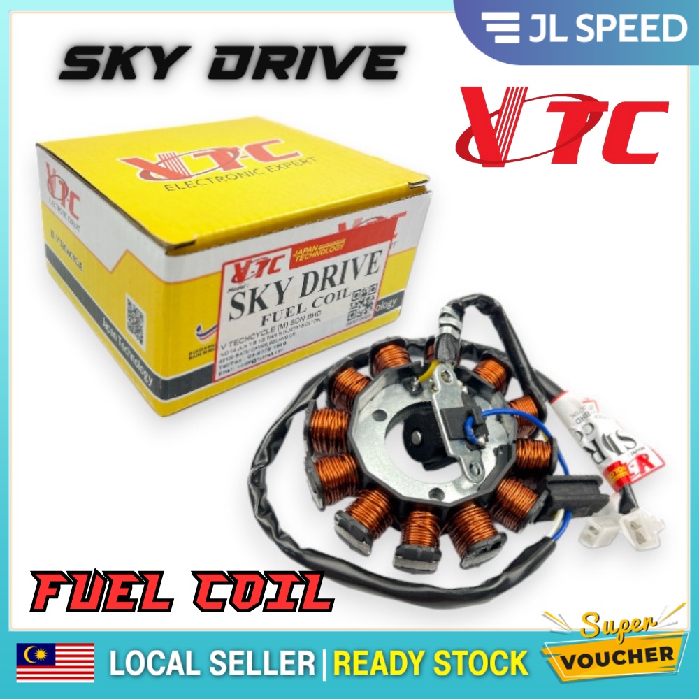 SUZUKI SKYDRIVE SKY DRIVE 125 FIELD COIL MAGNET COIL FUEL COIL STARTOR ...