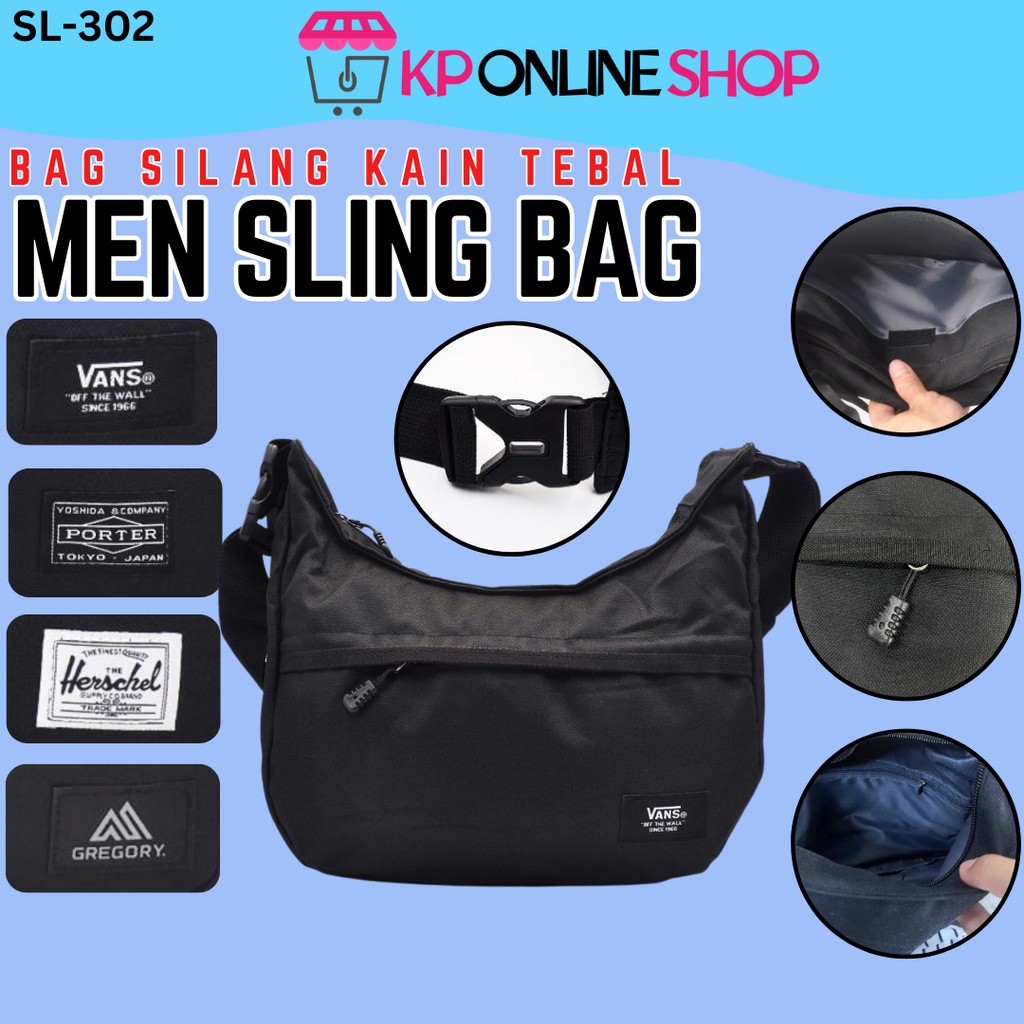 Beg Silang LELAKI Men’s Sling Bag Banana Shoulder Bag CrossBody Bag ...