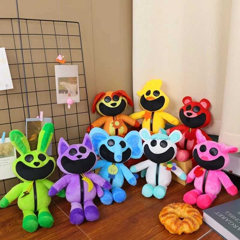 WD 30Cm Smiling Critters Plush Toys Smiling Animal Nap Cat Game Role ...