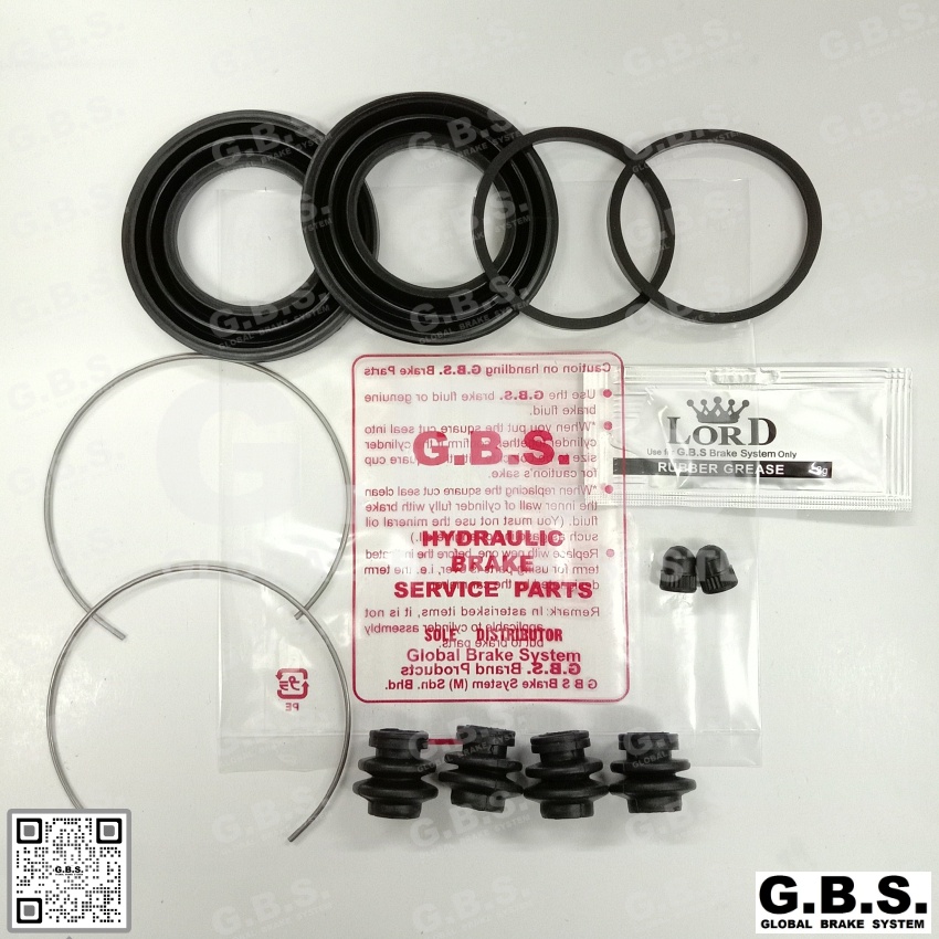 GBS Disc Brake Seal Kit For TOYOTA VIOS NCP42 (Front) (Full Set ...