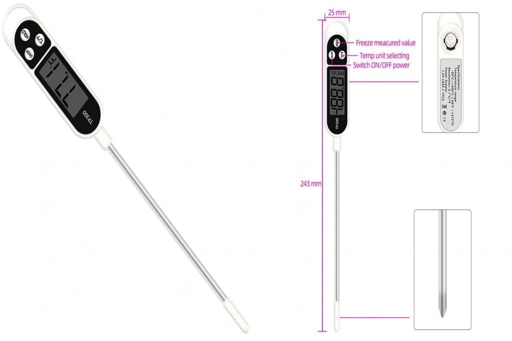 TP300 Thermometer Meter Pen Structure Stable Measurement Food Grade ...