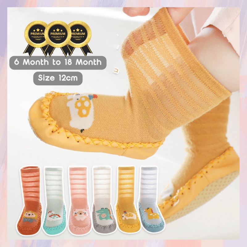 MummyKids Kids Socking Baby Walking Socks Anti Slip Infant Kasut ...