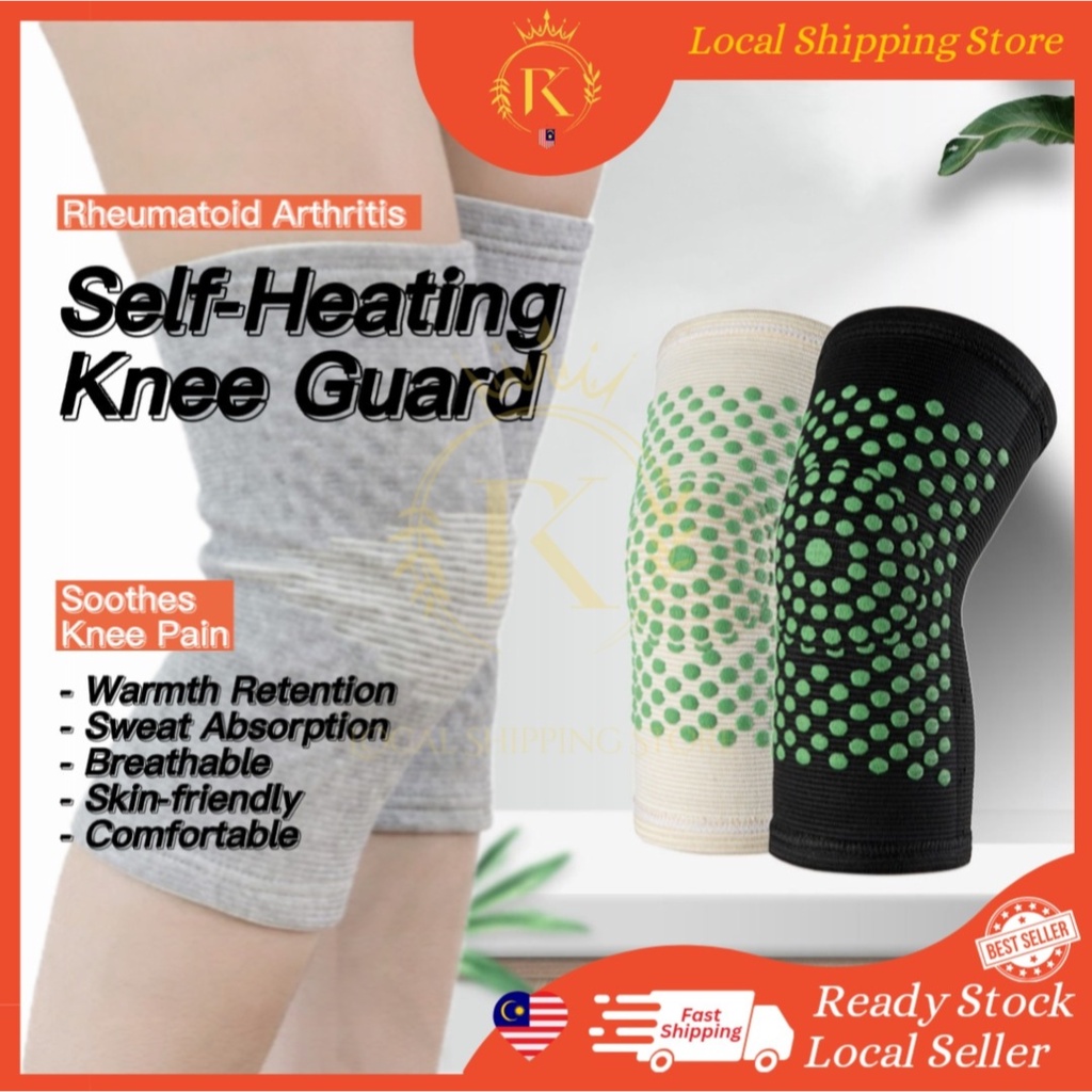 Sarung Lutut Berhaba Herbal Self heat Knee Protector Pad Pain Relief ...