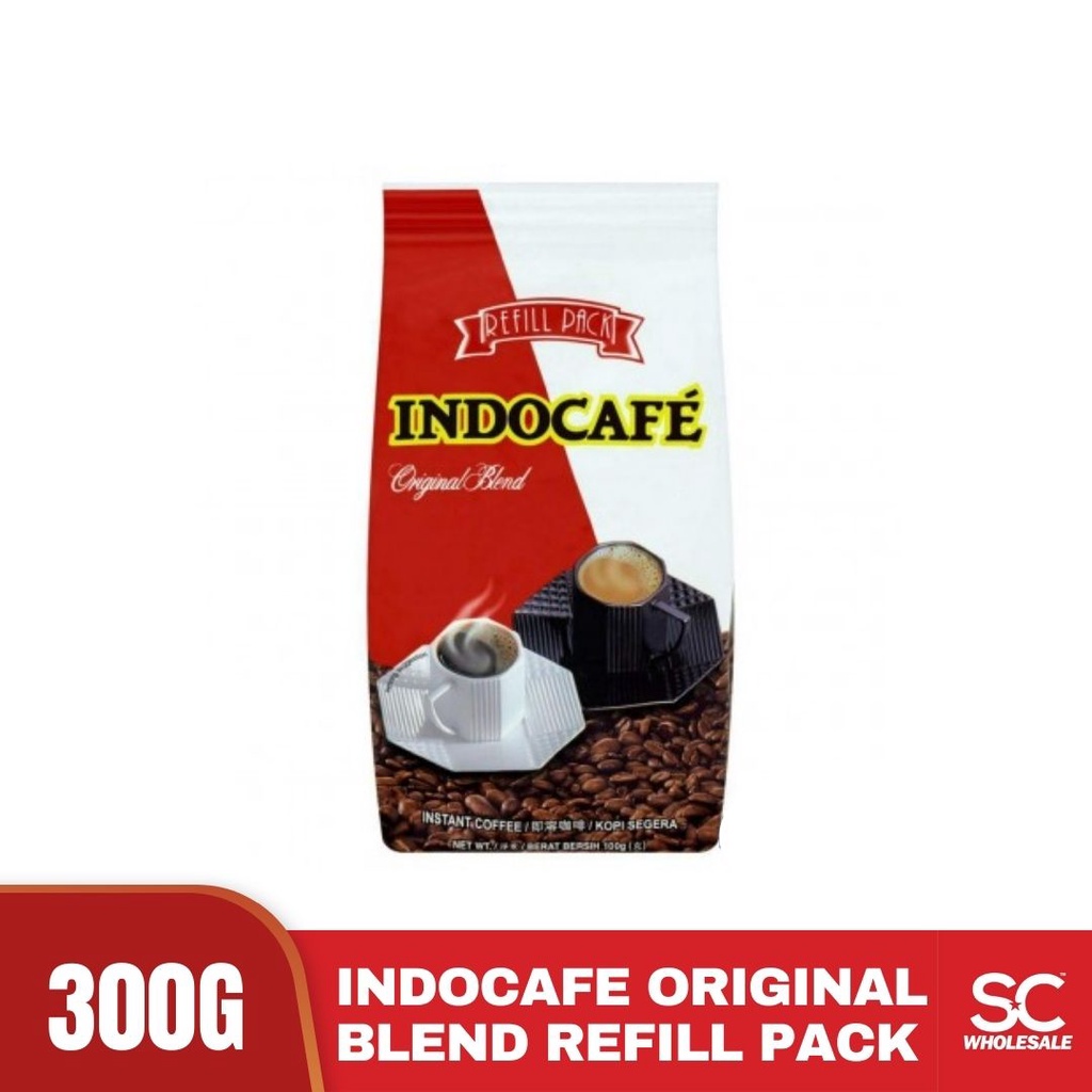 Indocafe Original Blend Instant Coffee Refill Pack 300g | Shopee Malaysia