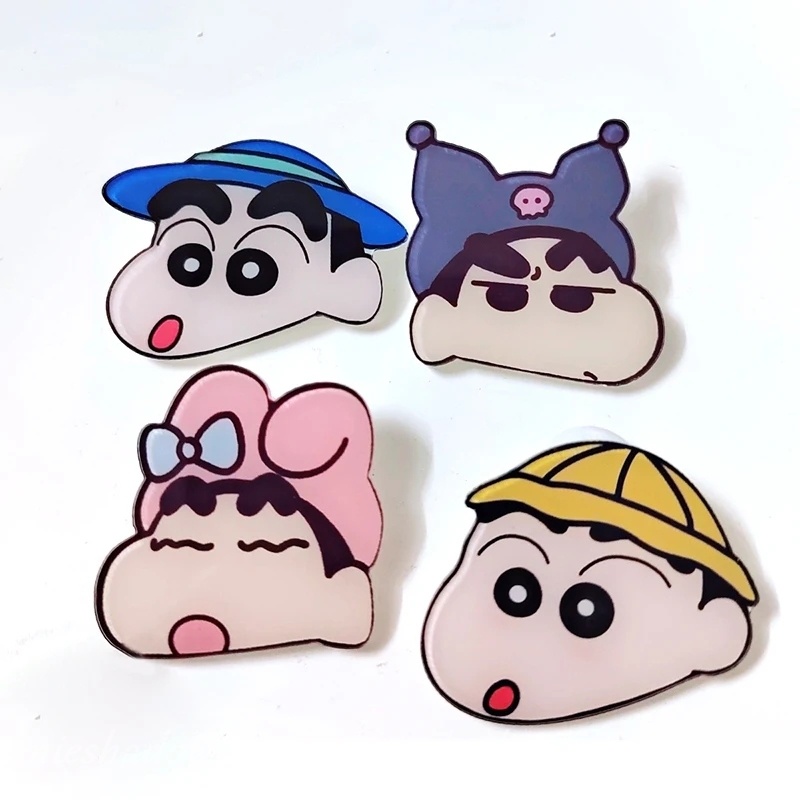 Kawaii Crayon Shin-Chan Cute Cartoon Magnetic Suction Phone Bracket ...