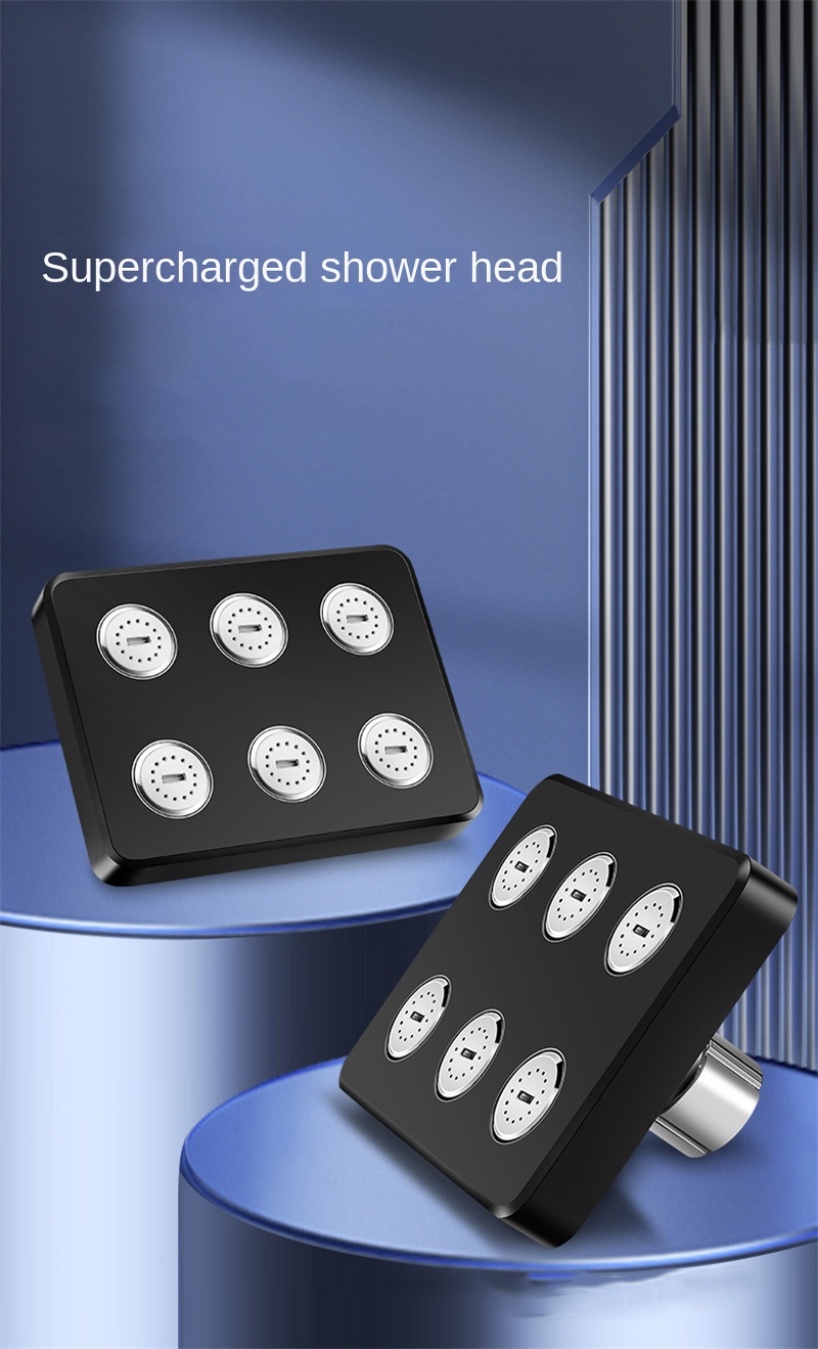 High Pressure Mini Rainshower Magic Water Flow Rainfall Shower Head Top ...
