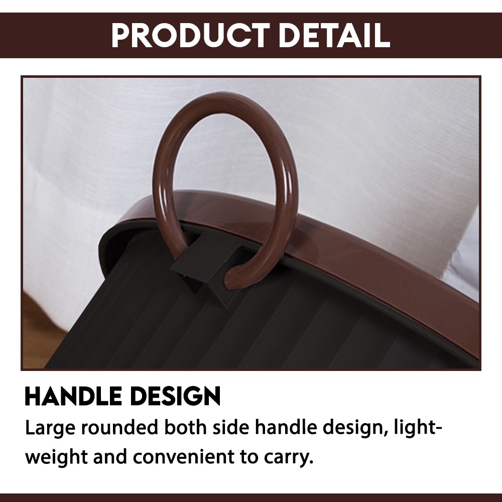 [3 Sizes] Worthbuy Dustbin Handheld Garbage Bin Tong Sampah Tong Sisa ...