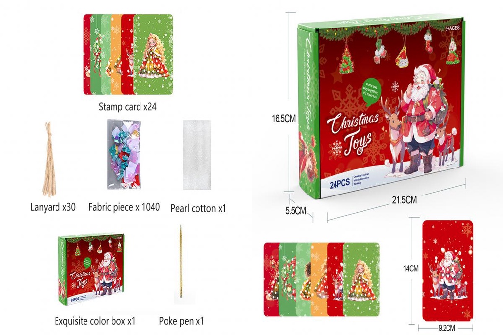{BIG} Christmas Poking Toy Diy Poking Drawing Dress Up Boards Christmas ...