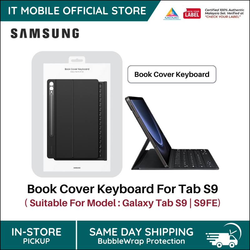 Samsung Galaxy Tab S9 S9fe Keyboard Cover Book Cover 100
