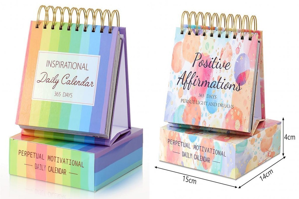 Motivational Calendar Positive Quotes Desk Calendar 365 Days of ...
