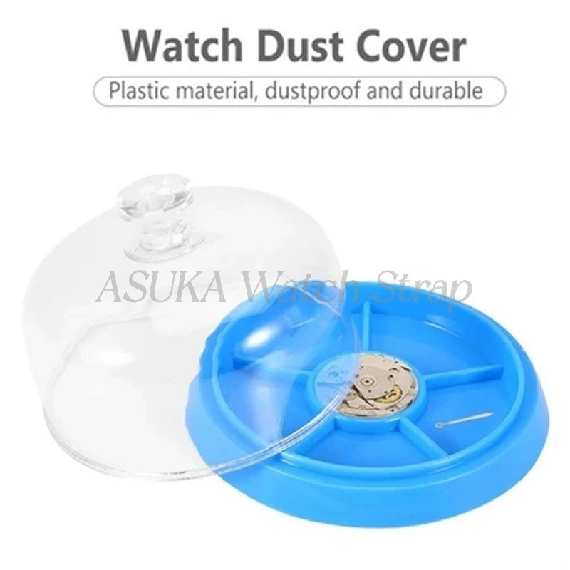 6 Slots Watch Parts Anti-dust Moistureproof Covers Storage Box for ...