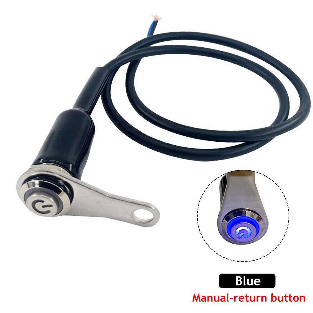 New LED Motorcycle Switch ON+OFF Handlebar Mount Aluminum Alloy ...