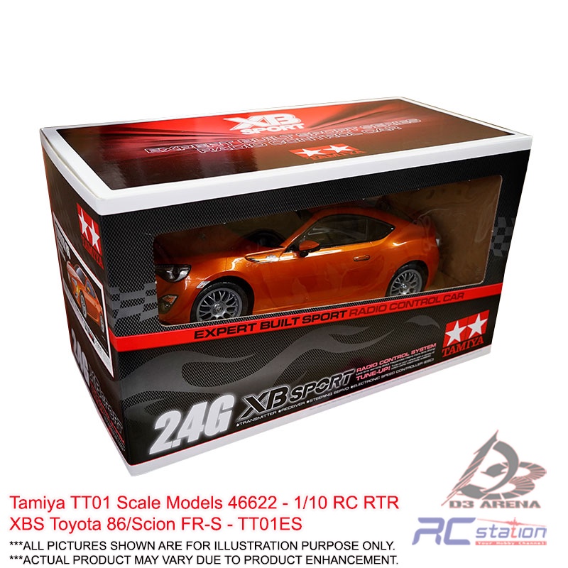 Tamiya TT01 Scale Models #46622 - 1/10 RC RTR XBS Toyota 86/Scion FR-S ...