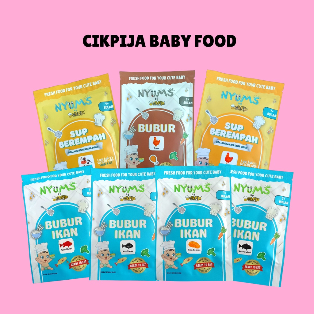 CIKPIJA Baby Food Ready To Eat Bubur Baby Sedia Dimakan Baby Food ...