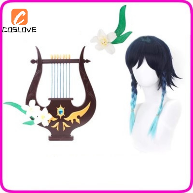 Genshin Impact Venti God of Wind Cosplay Props Holy Lyre Der Himmel ...