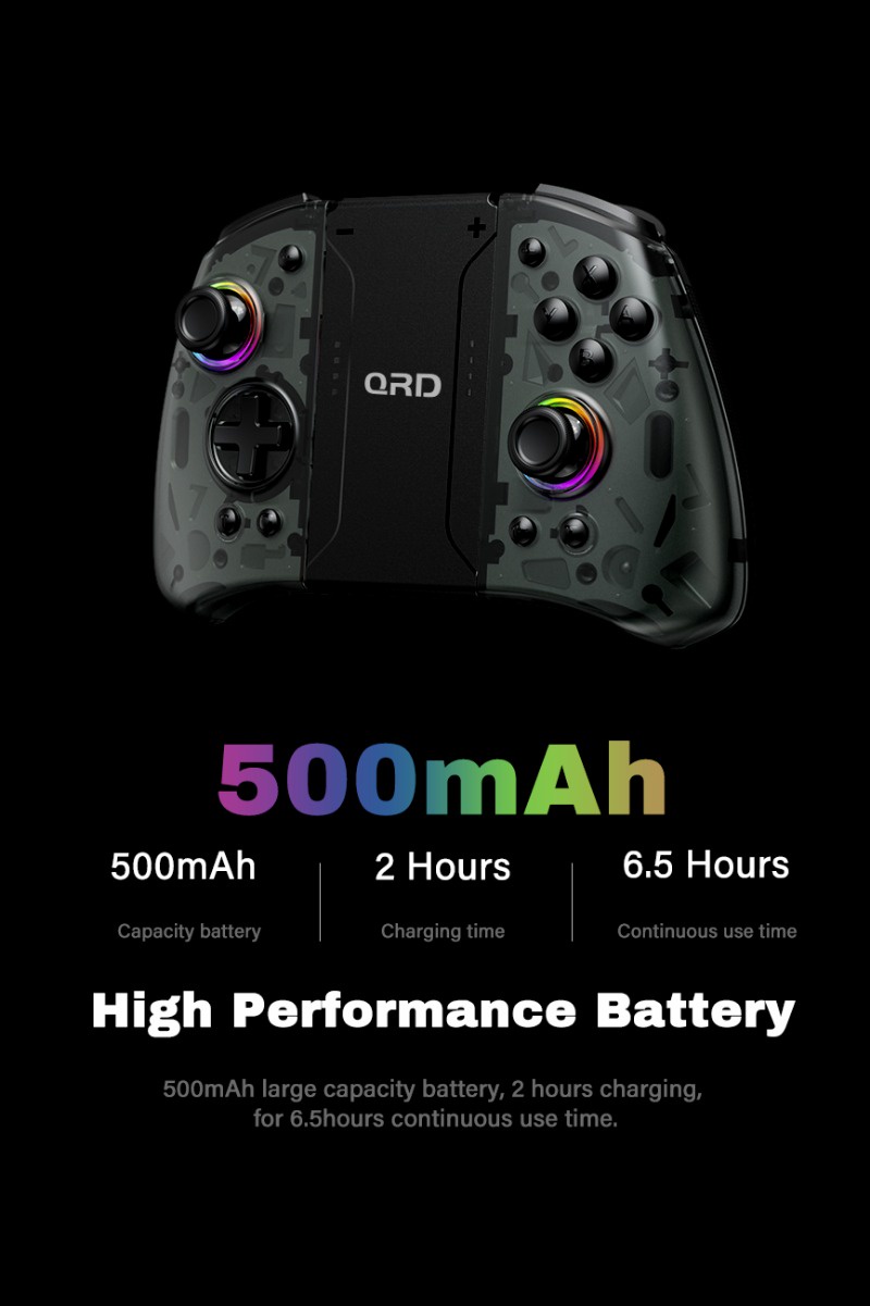 QRD Stellar T5 Wireless Joy Pad for Switch Controller Joystick Gamepad ...