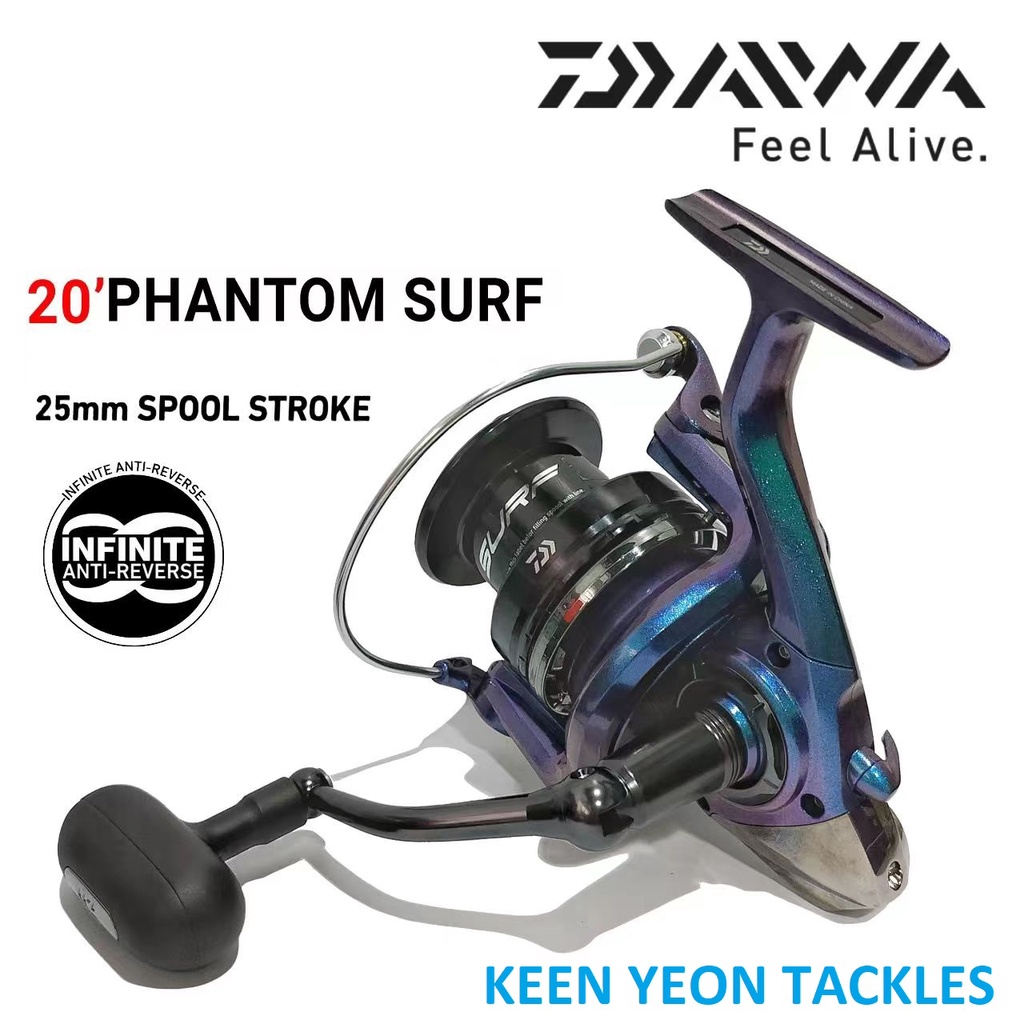 2020' DAIWA PHANTOM SURF 5000 REEL (SPINNING) | Shopee Malaysia