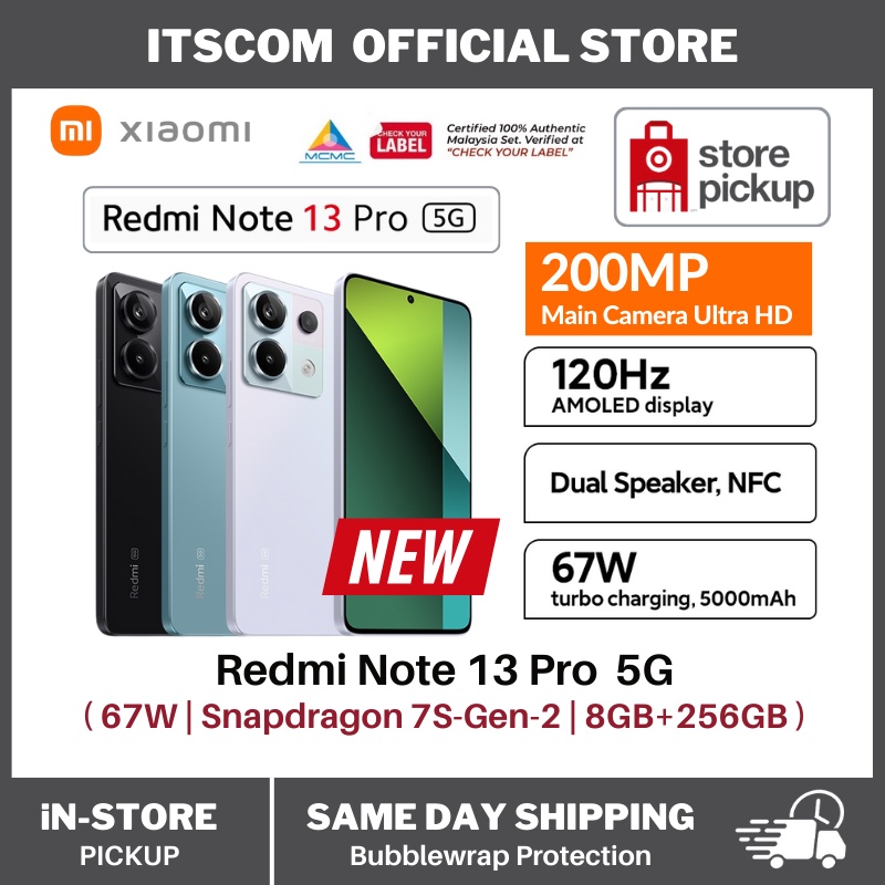 Redmi Note 13 Pro 5G | 1.5K 120 Refresh Rate | 200MP OIS Camera ...