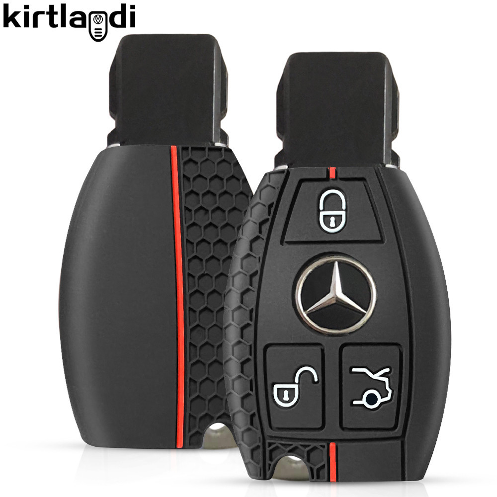 Silicone Car Samrt Key Fob Case Cover For Mercedes Benz A B C E S G ...