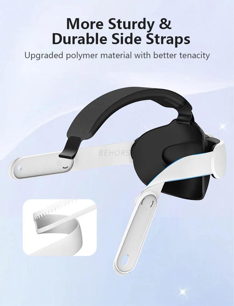 For Meta Quest 3/Quest 3S VR Adjustable Head Strap Comfortable to Wear ...