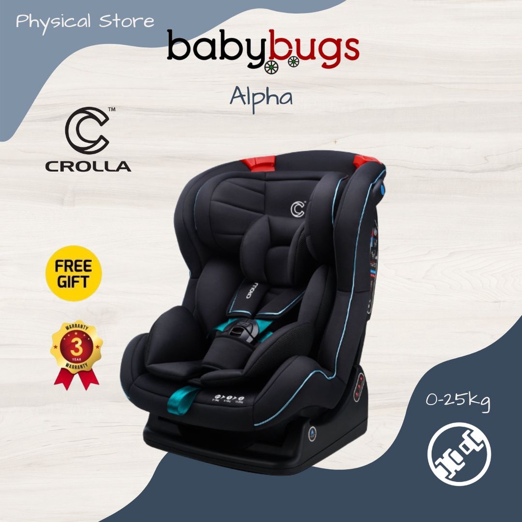 [Free Shipping] Crolla Alpha / Alpha Gold Convertible Car Seat New Born ...