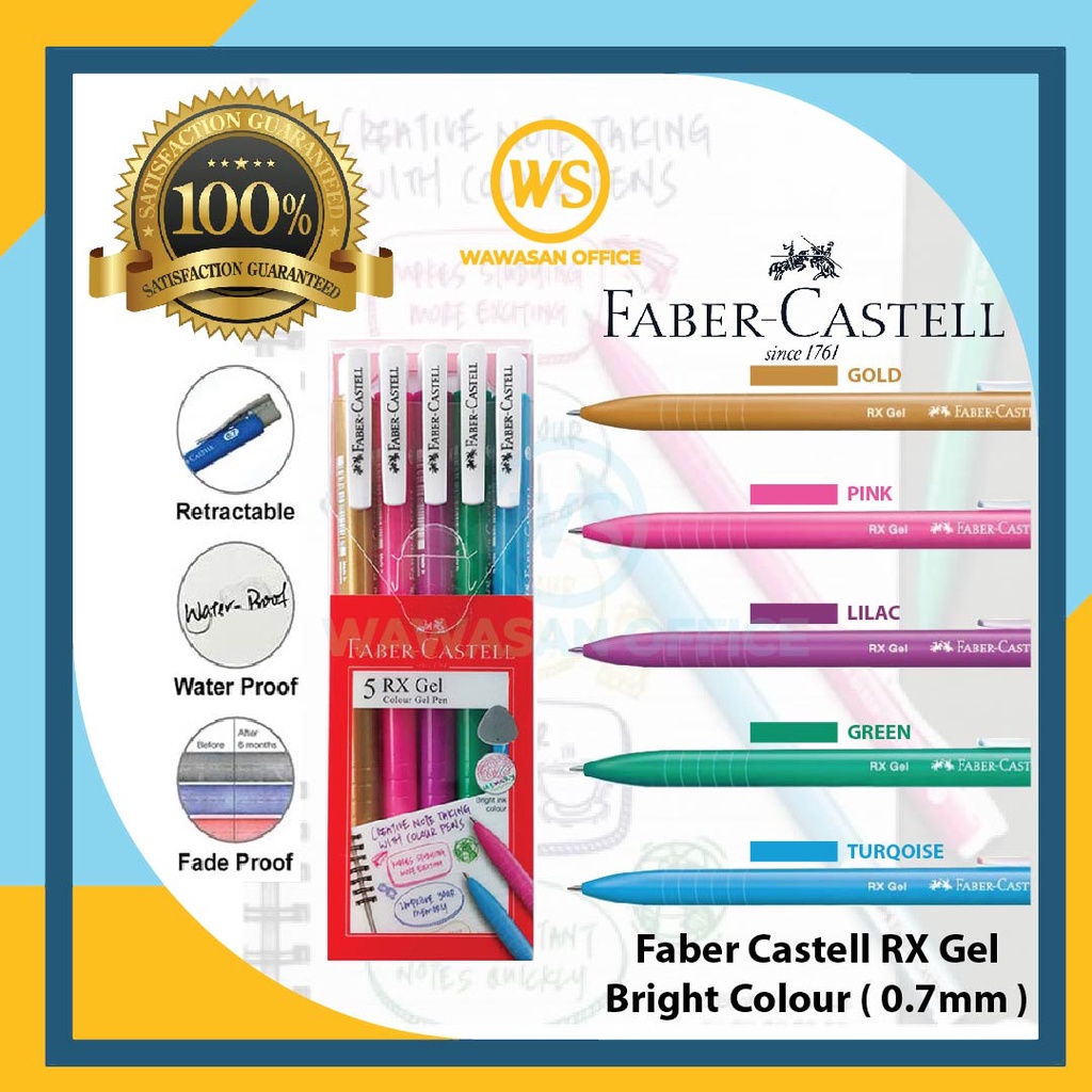 Faber Castell RX Gel Pen / RX Gel Pen / Faber Castel Gel Pen / Faber ...