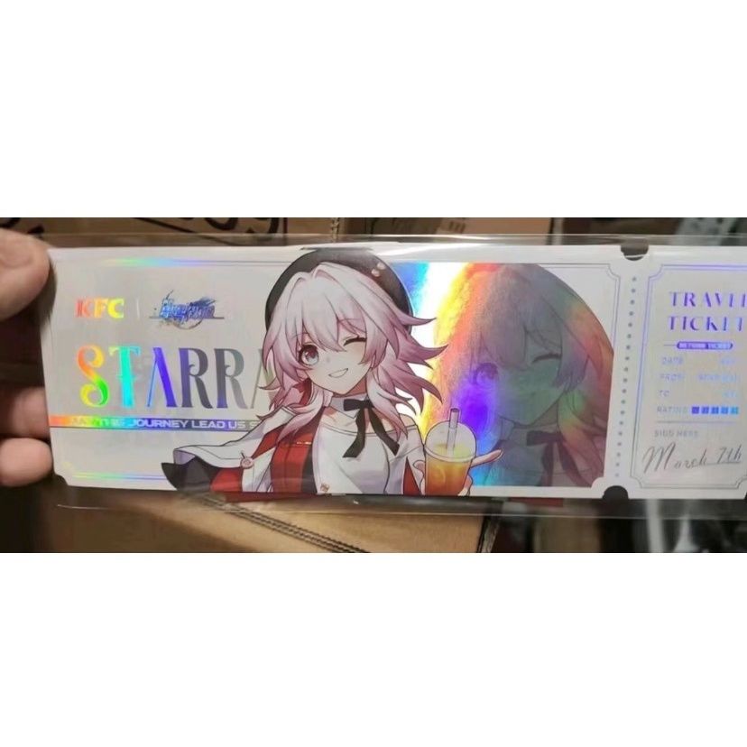 【Official products】Honkai Star Rail KFC Collaboration standee Laser ...