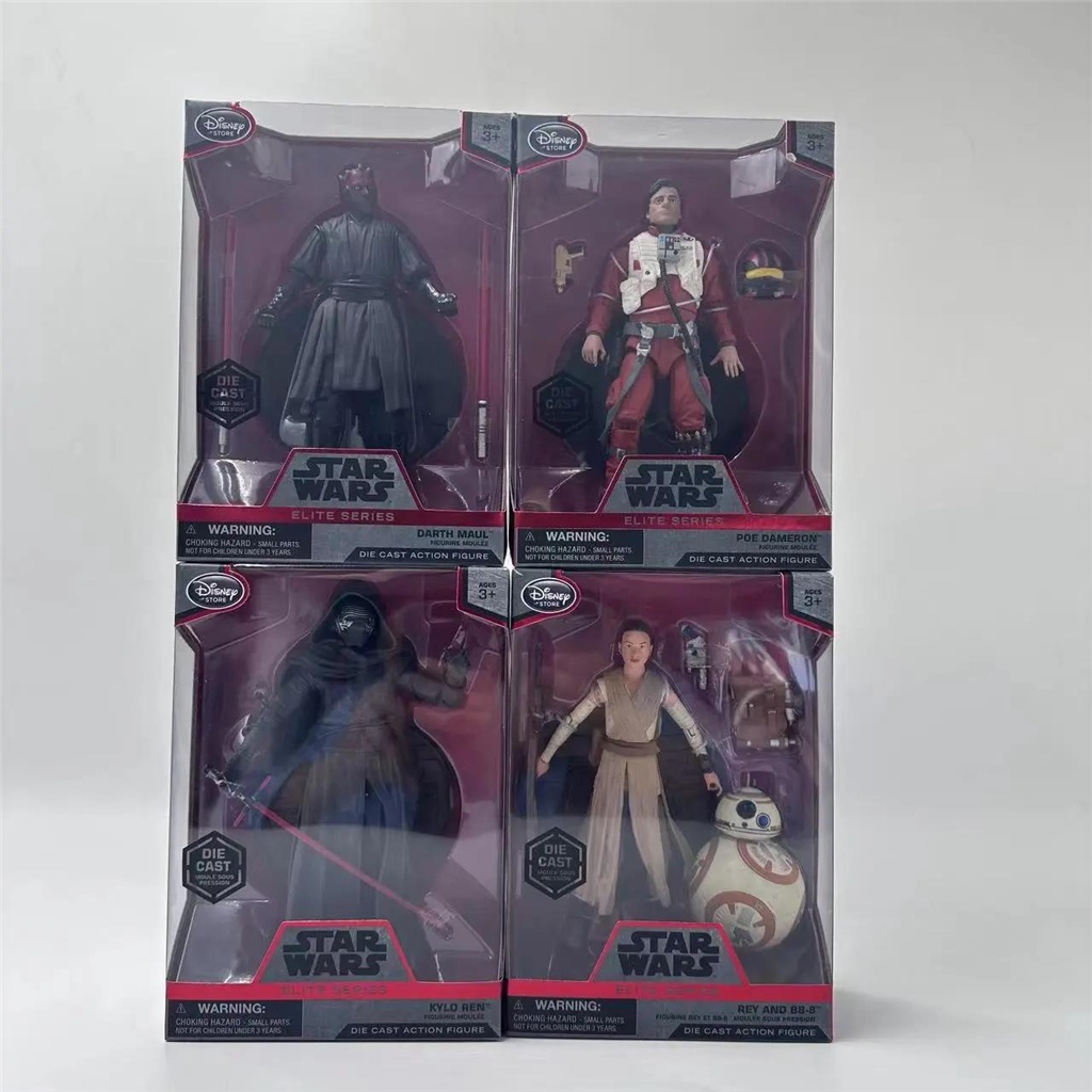 Star Wars Poe Dameron Rey and BB-8 Darth Maul Kylo Ren Joints Moveable ...
