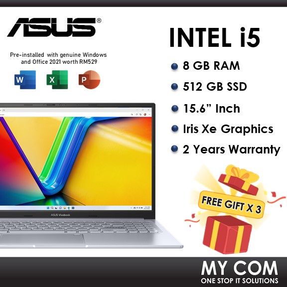Asus Vivobook 15X K3504V-ABQ229WS 15.6'' FHD Laptop Notebook (i5-1335U ...