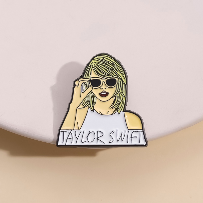 Taylor Swift Music Brooches Album Cover Enamel Pins Song Lyrics Badges ...