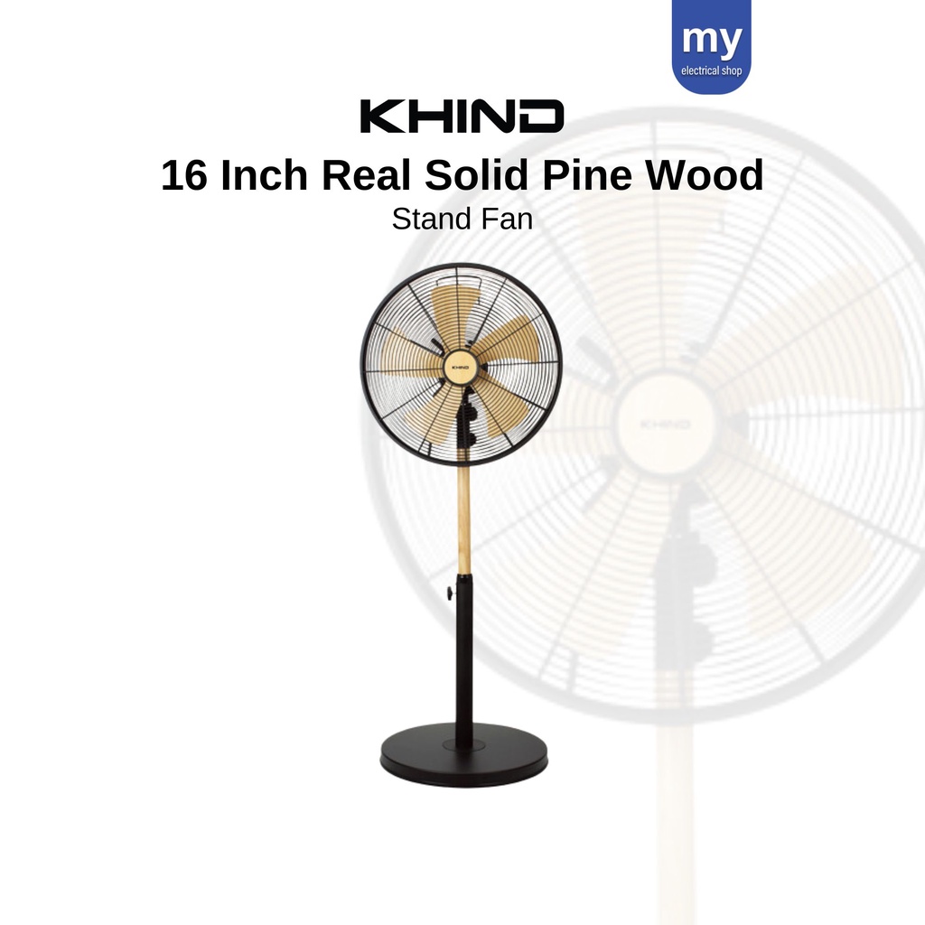 Khind 16 Inch Modern Design Stand Fan ABS Blade SF161ME | Shopee Malaysia