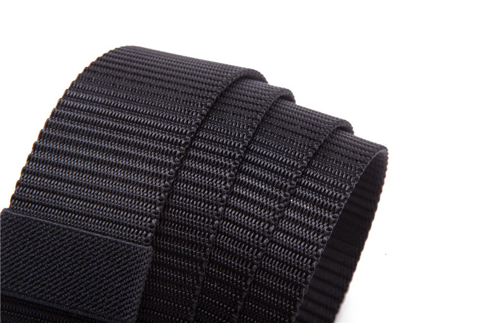 Men's Breathable Nylon Belt - Adjustable Snap Lock Buckle for Casual ...