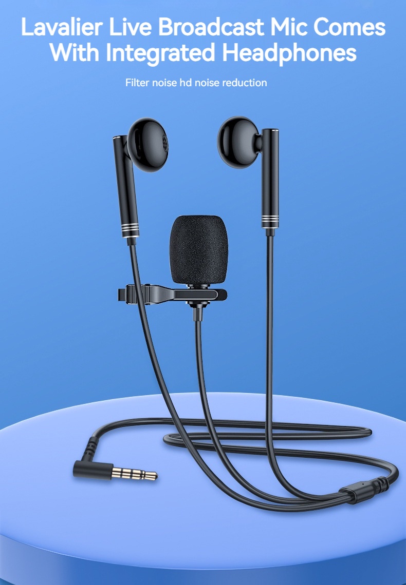 Lavalier microphone wired headset microphone online class K singer ...