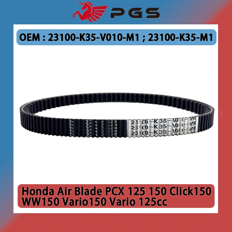 PCX125 K35 Drive Belt Double Teeth For Honda Air Blade PCX 125 150 ...