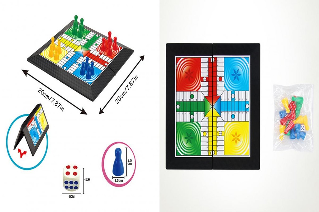 Tops* Family Night Chess Game Flying Chess Game Set for Family Fun ...