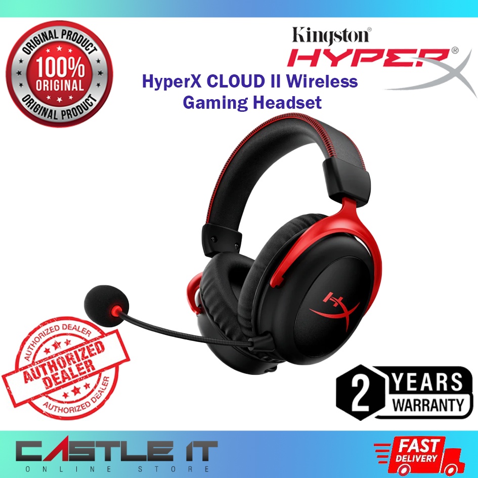Hyperx CLOUD 2 II WIRELESS Gaming Headset (4P5K4AA) Cloud 2 DTS Virtual ...