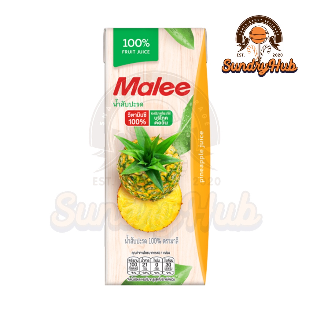 Malee Fruit Juice Pineapple 200ml | Shopee Malaysia
