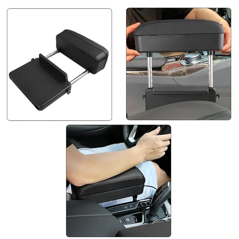 iDECO™ 1PCS Car Multifunctional Armrest Box Pad Car Extended Telescopic ...