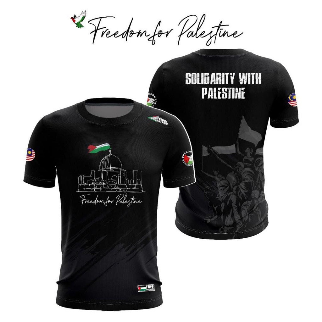 （HY）Tshirt Microfiber | Baju Palestin 【 READY STOCK 】BRIGED AL-QASSAM ...
