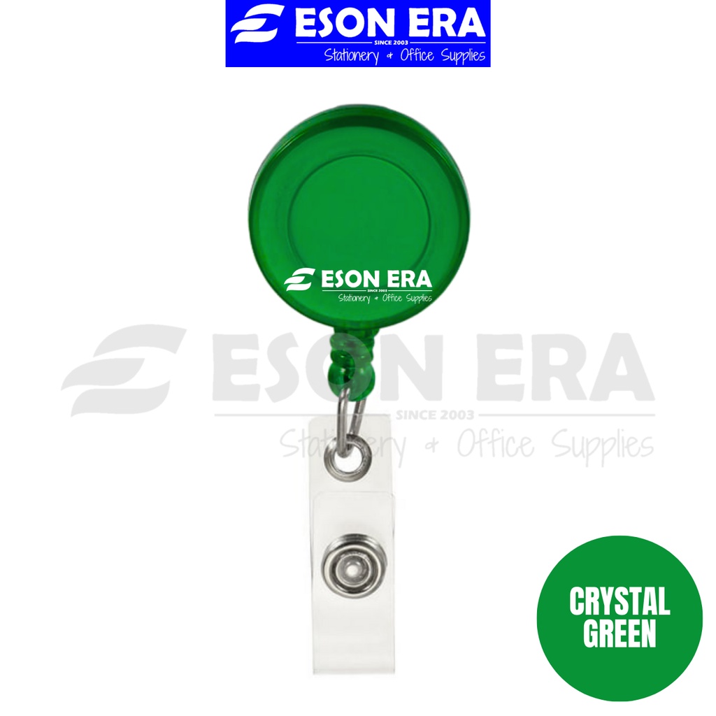 Yoyo Badge Retractable Clip ID Card Name Badge Pull Lanyard | Shopee ...