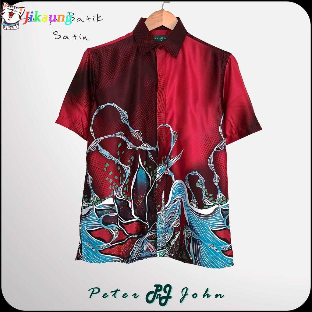 Peter n John 7024 Baju Batik Kemeja Short Sleeve XJ-Q6137 | Shopee Malaysia