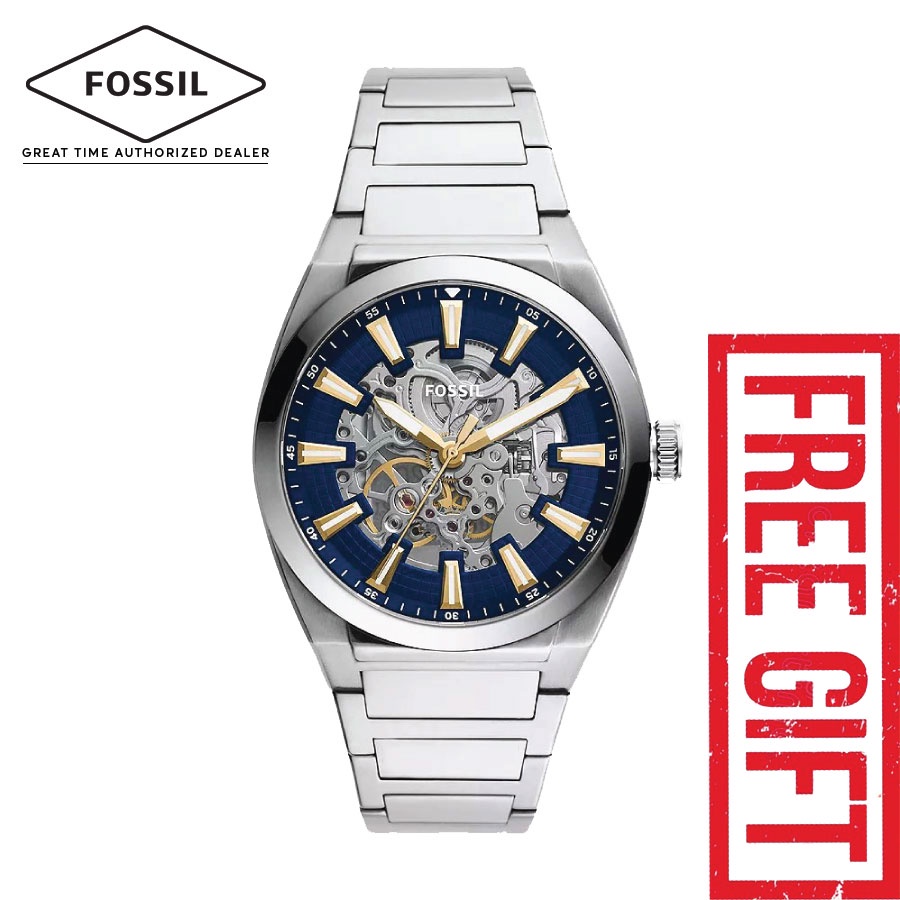 [Official Warranty] Fossil ME3220 Men's Everett Automatic Stainless ...