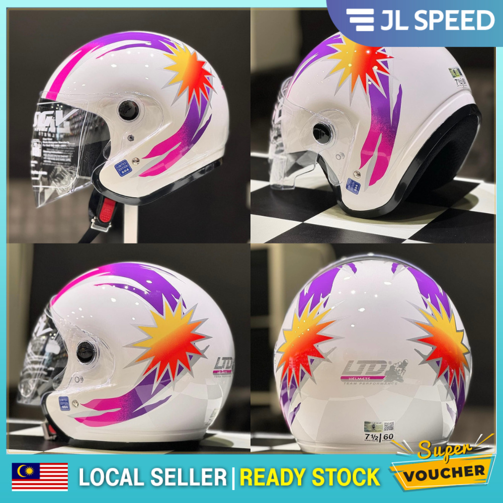 LTD BINTANG 2024 ORIGINAL HELMET TOPI LIMITED EDITION PURPLE WHITE ...