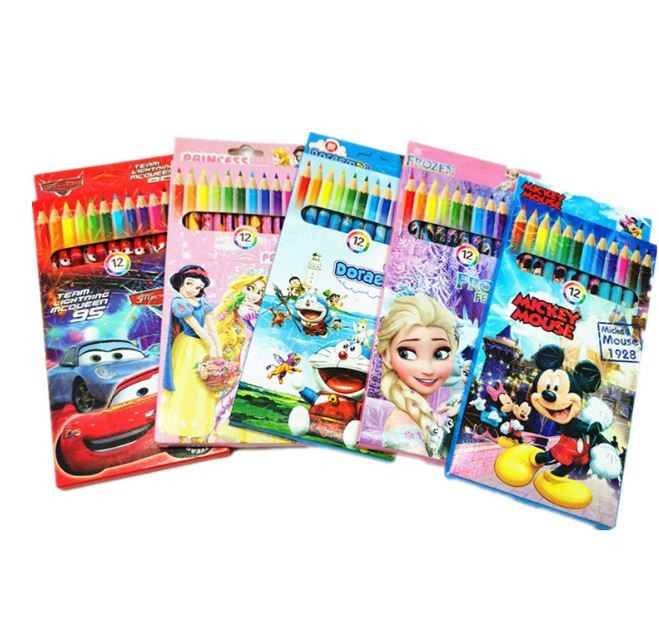 Color Pencil 12 Colors Color Pencil Colouring Pencil Pensil Warna ...