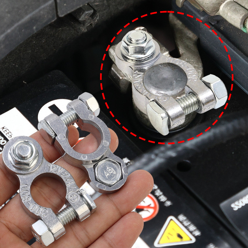 Aluminum Automotive Battery Terminal Clamps - Screw Terminal Clamp Clip ...